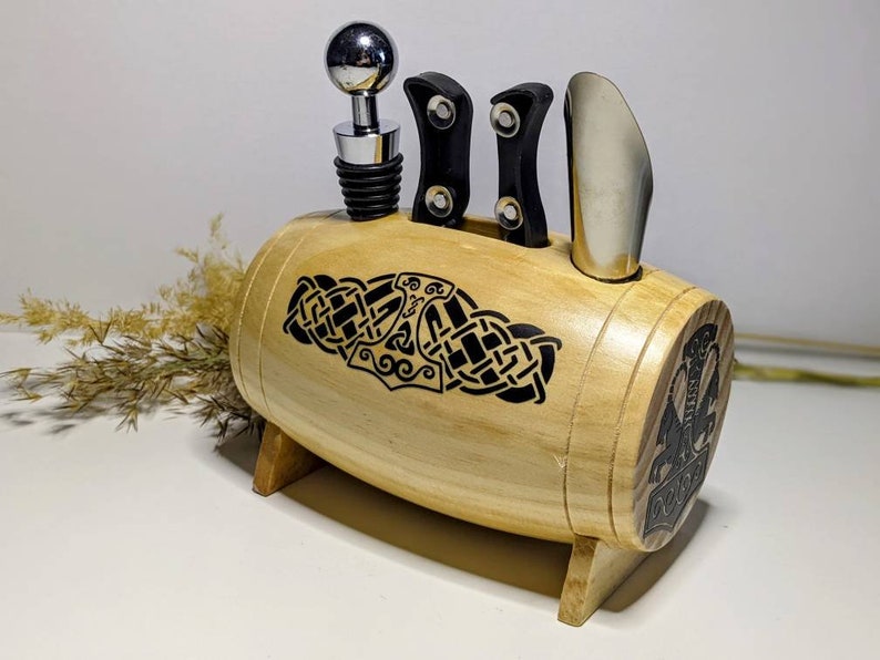 Viking Wine Barrel Set Viking Barrel Barrel Tools Set - Etsy