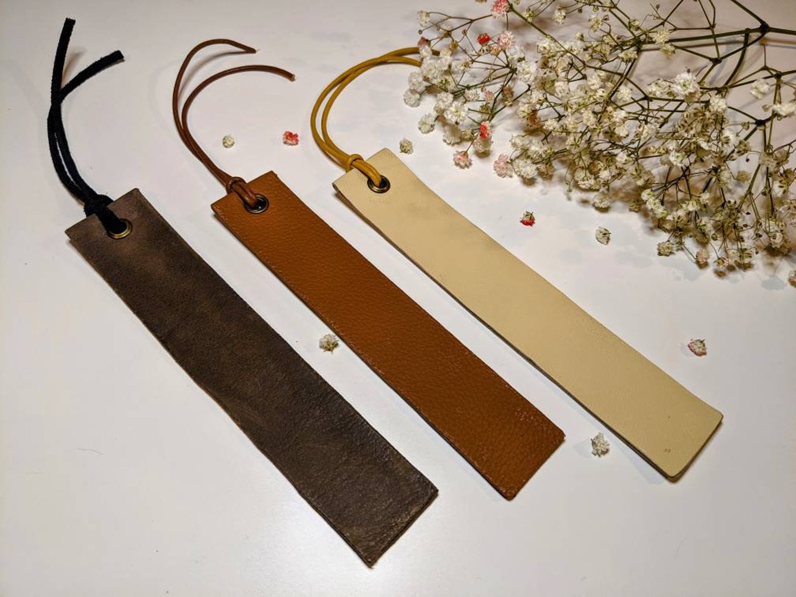 Custom Leather Bookmark Personalized Leather Bookmark - Etsy