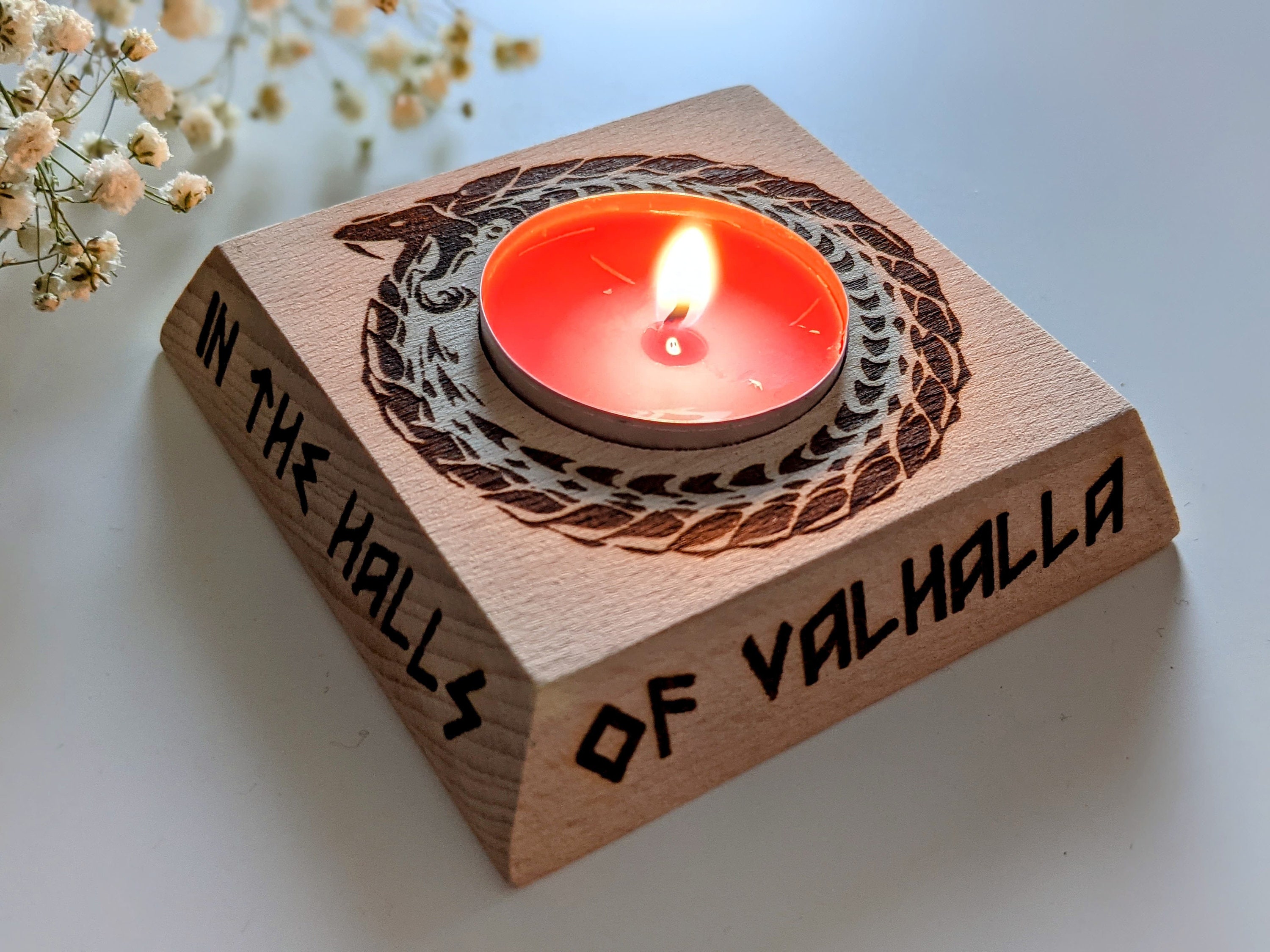 Tea light holder candle holder viking candle holder viking | Etsy