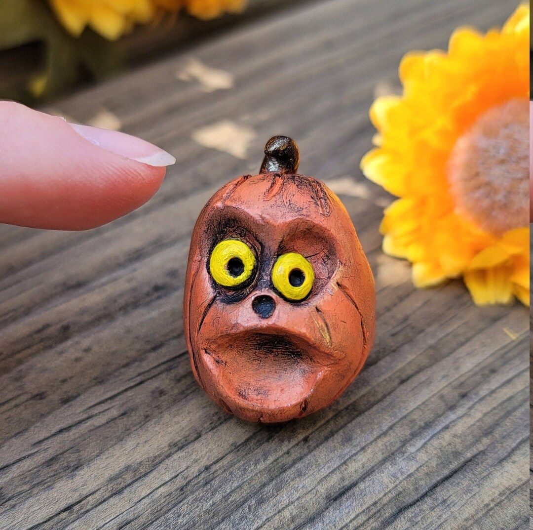 Grinch the Pumpkin, Handmade - Etsy