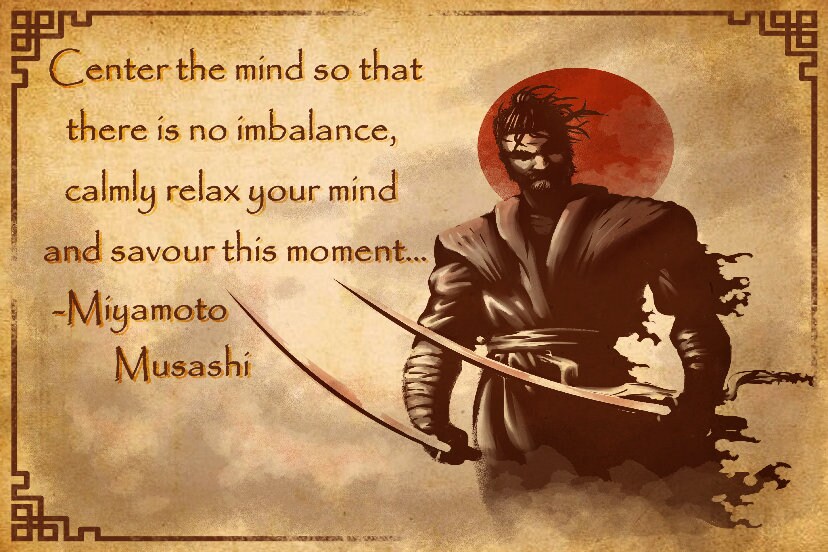 Miyamoto Musashi Quote Poster - Etsy