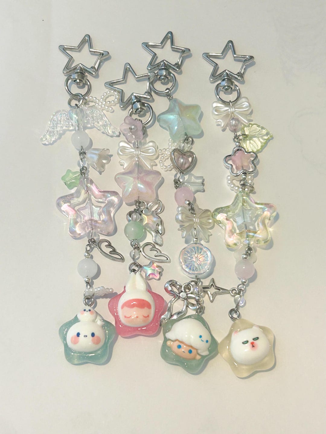 Cartoon Kawaii Keychains - Etsy