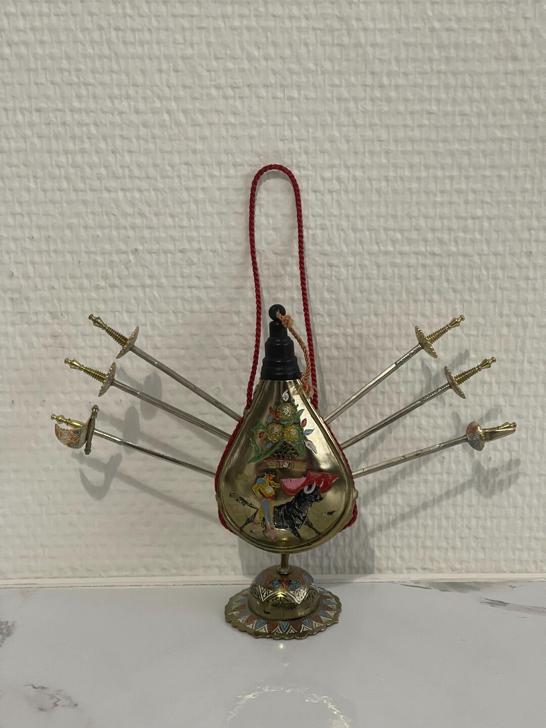 Vintage Spanish Toledo Sword Cocktail Stick Set - Etsy