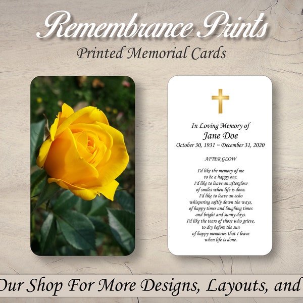 Yellow Rose Card - Etsy