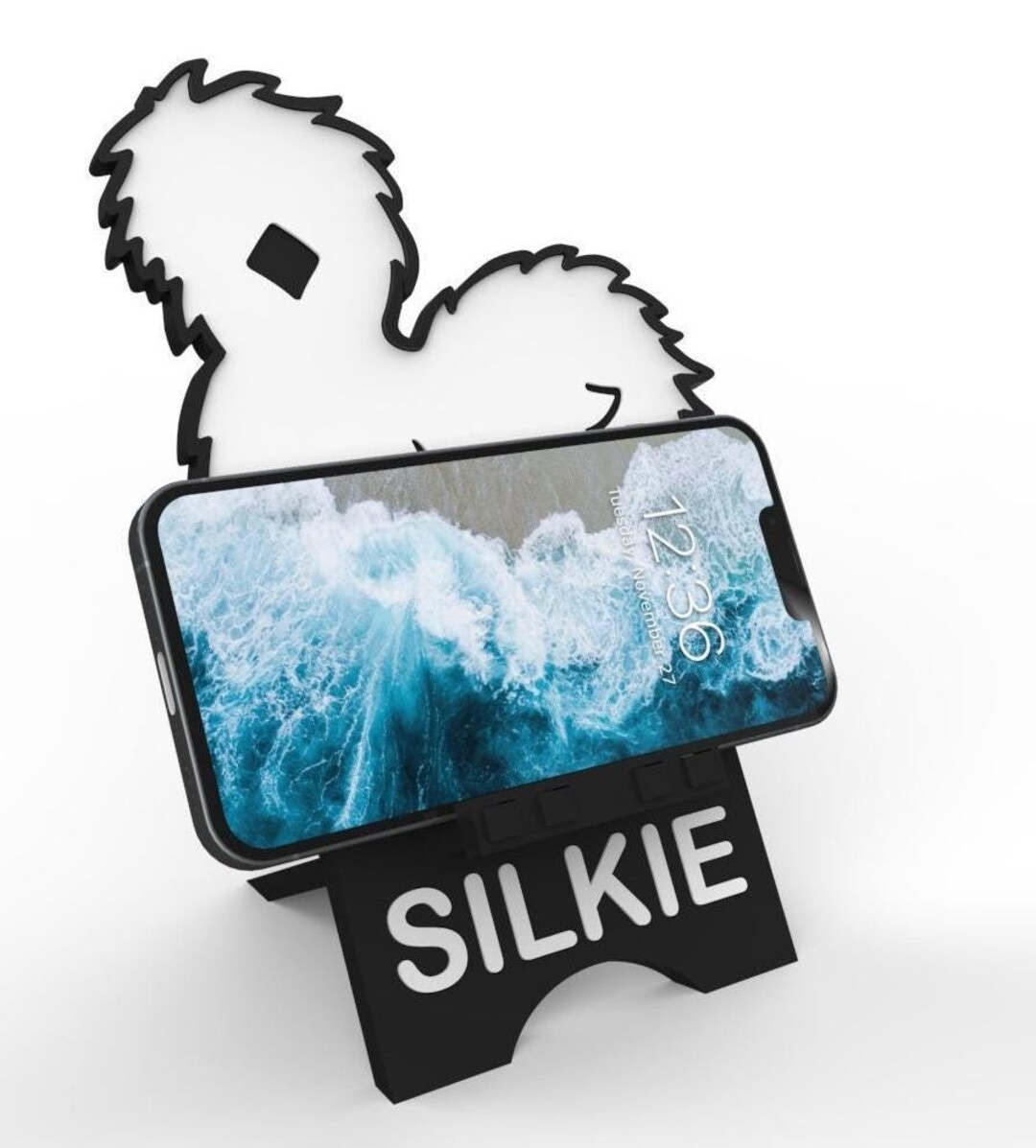 Customizable Silkie Chicken Phone Stand - Phone Docking Station for ...