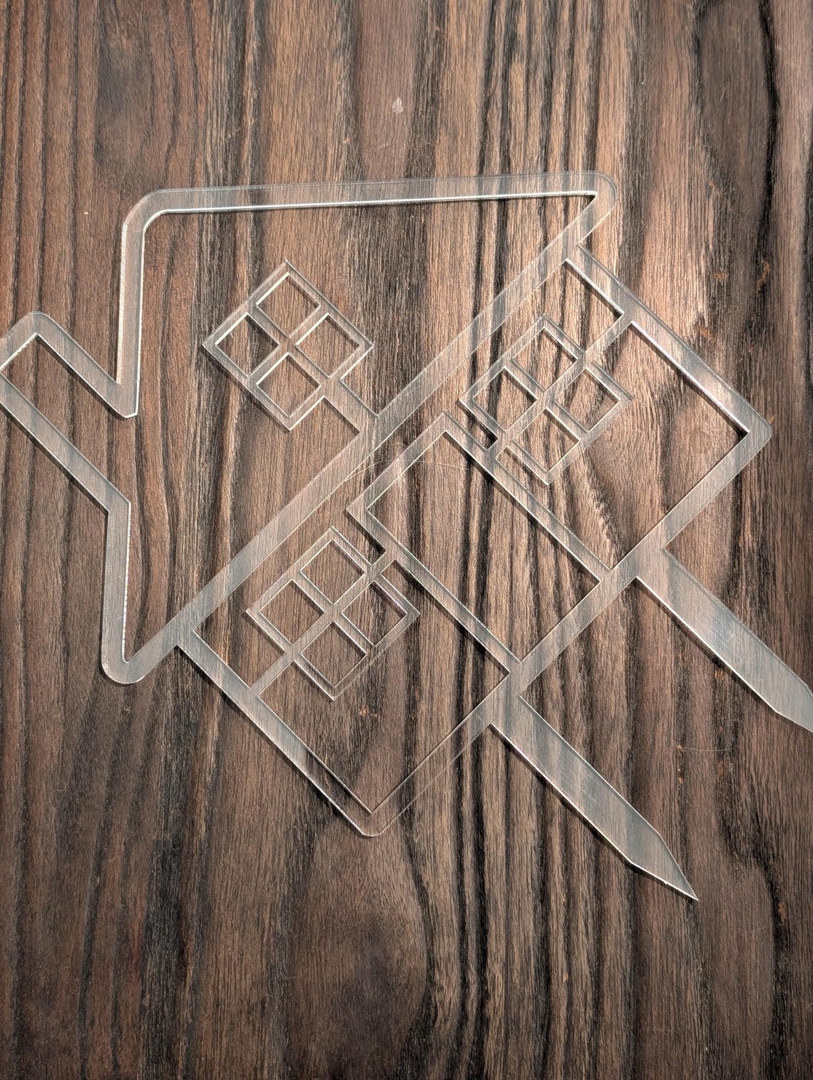 Digital Laser Cut Files - House-shaped Plant Trellis Designed for ...