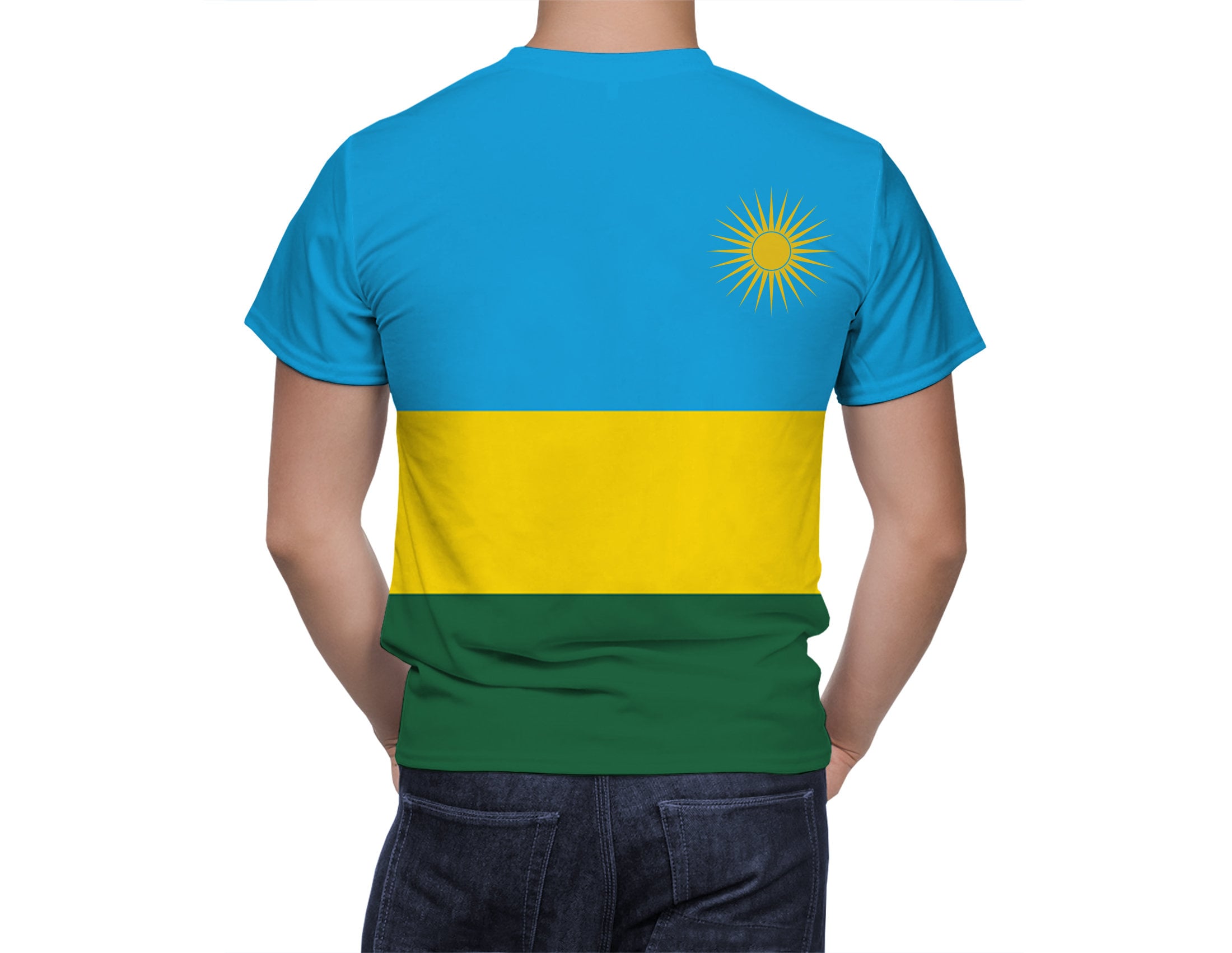 Rwanda Flag Shirt, Coat of Arms of Rwanda, Rwanda T-shirt, Patriotic ...