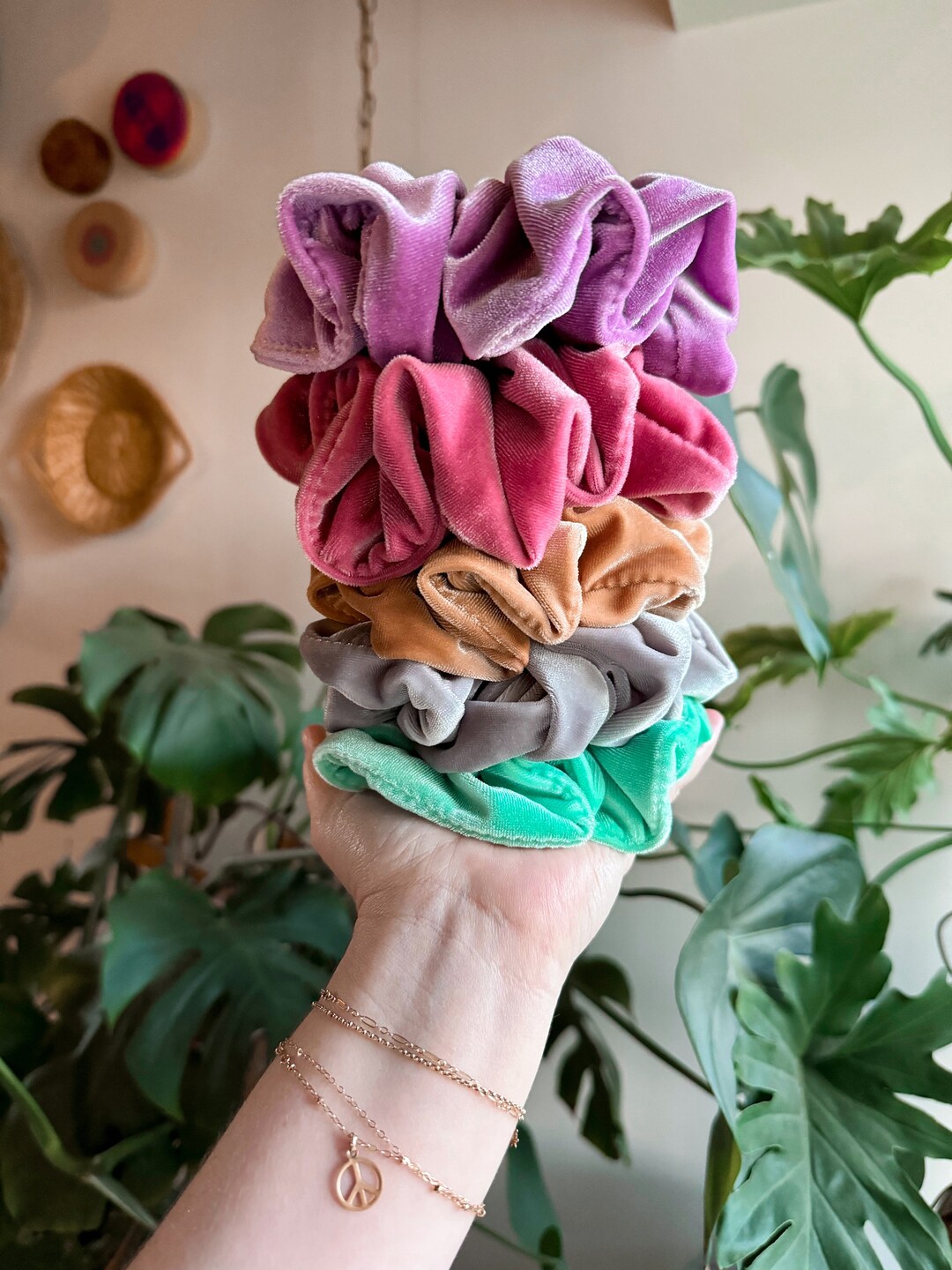 Spring Large Scrunchies - Etsy