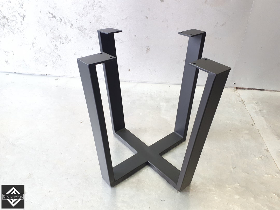 Coffee Table Base, Round Coffee Table Legs, Industrial Steel Legs ...