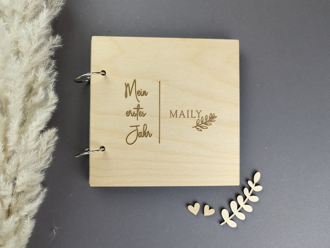 Baby Photo Album, My First Year, Baby Album, 1st Birthday Gifts, 1st ...