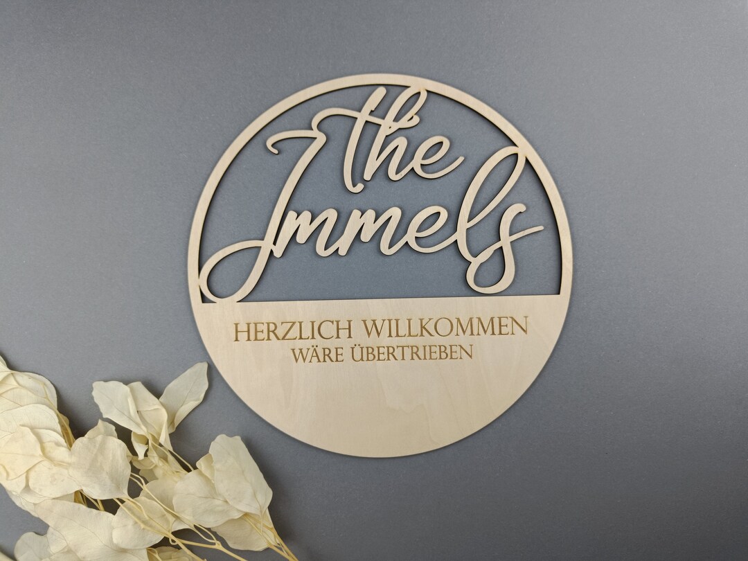 Personalized Family Sign / Welcome / Welcome Sign / Door Sign / Wooden ...