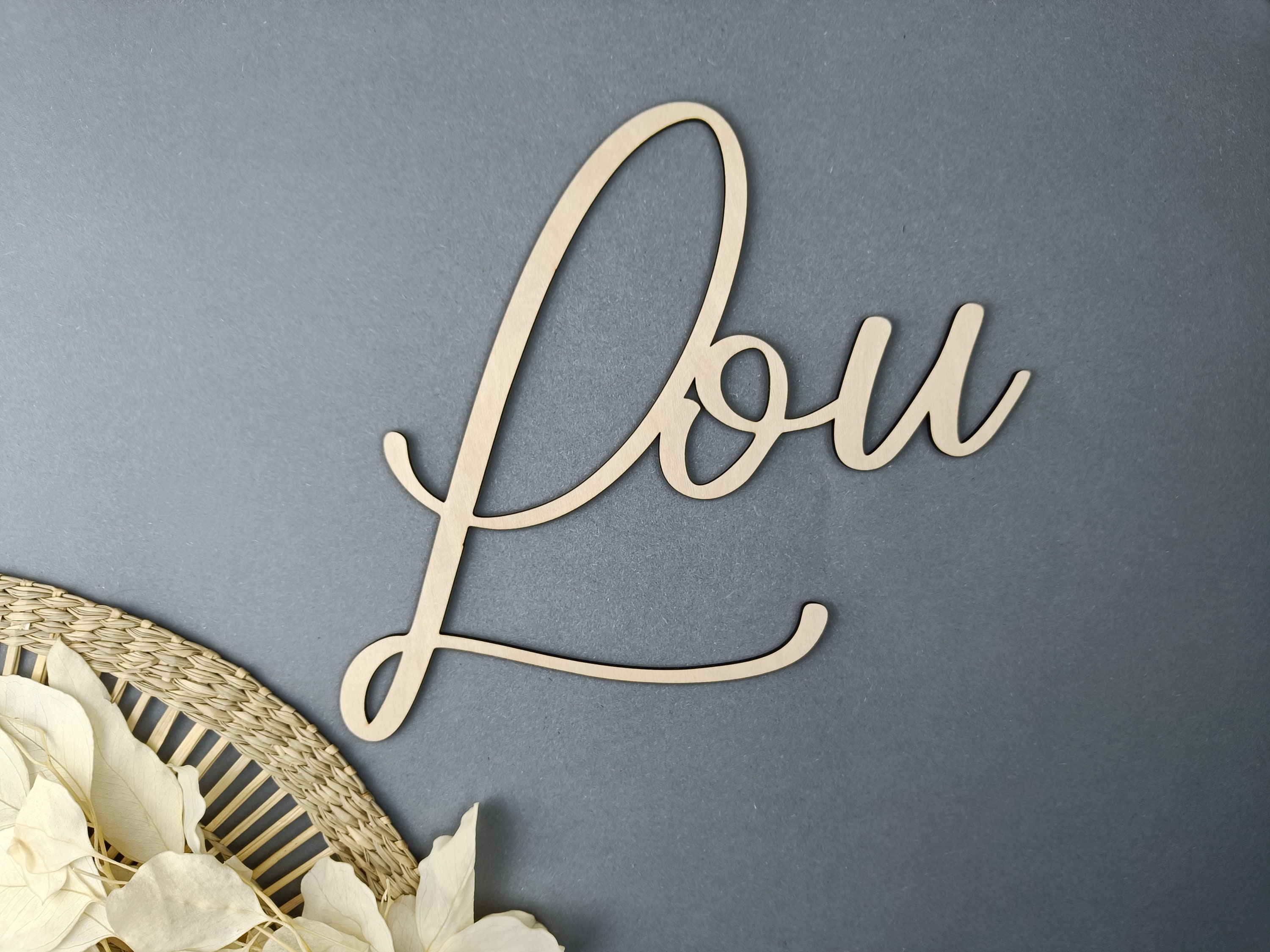 Lettering Made of Wood or Acrylic / Personalized Lettering / - Etsy UK