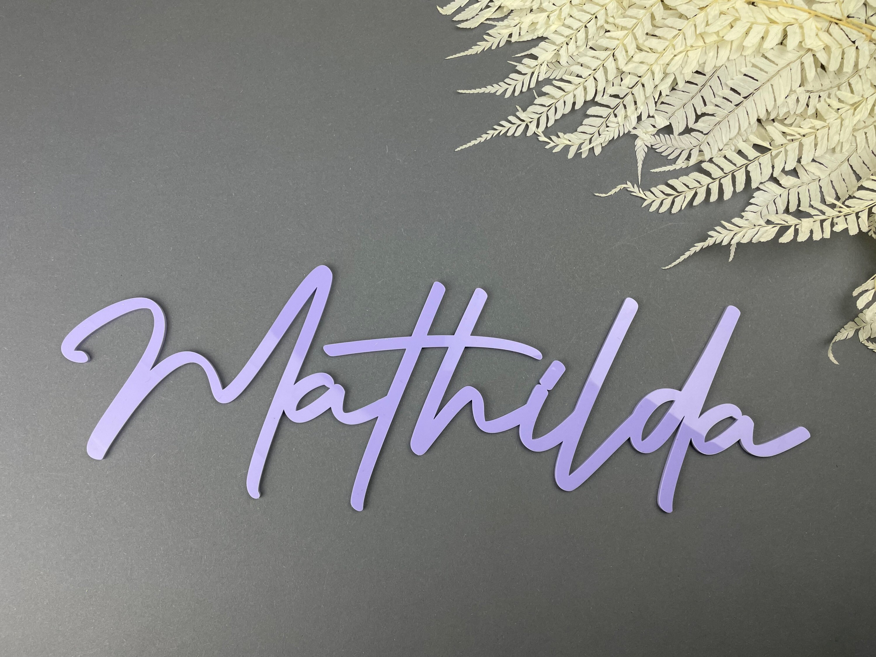 Lettering Made of Wood or Acrylic / Personalized Lettering / - Etsy UK