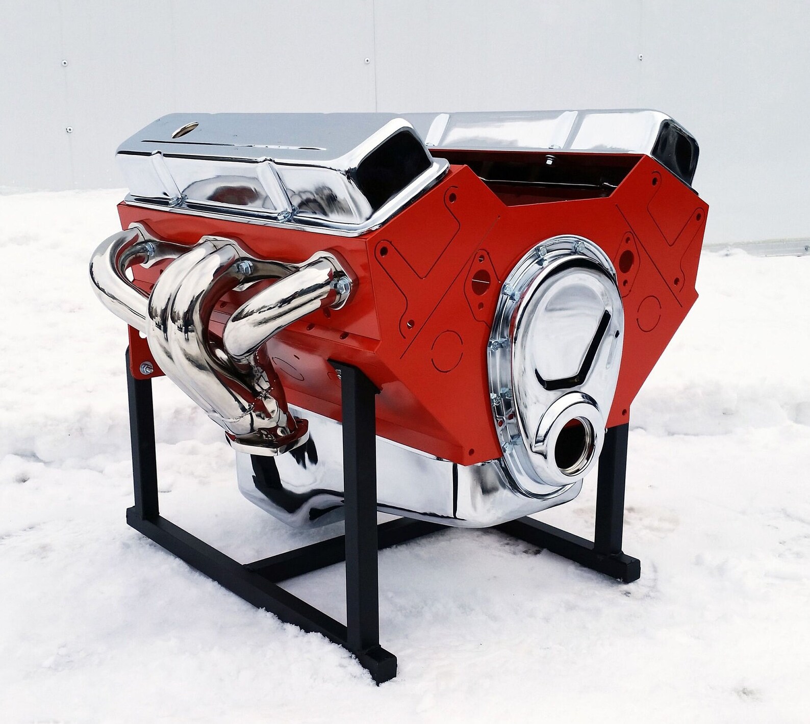 Small Block Engine Firepit - Rev up Your Outdoor Space! - Etsy