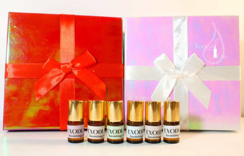 Exodus Holy Anointing Oil Gift Set of 6 Mini 2 Ml Roller Bottles Prayer ...