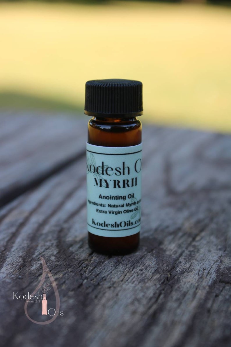 Myrrh Anointing Oil 1 Dram (1/8 Oz) Orifice Reducer Bottle Made With ...