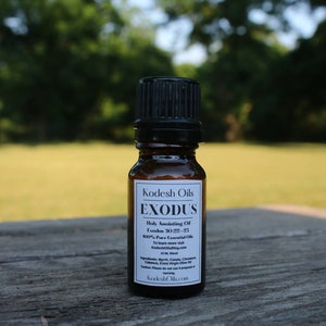 Exodus Anointing Oil 10 Ml Orifice Reducer Bottle Made With 100% ...