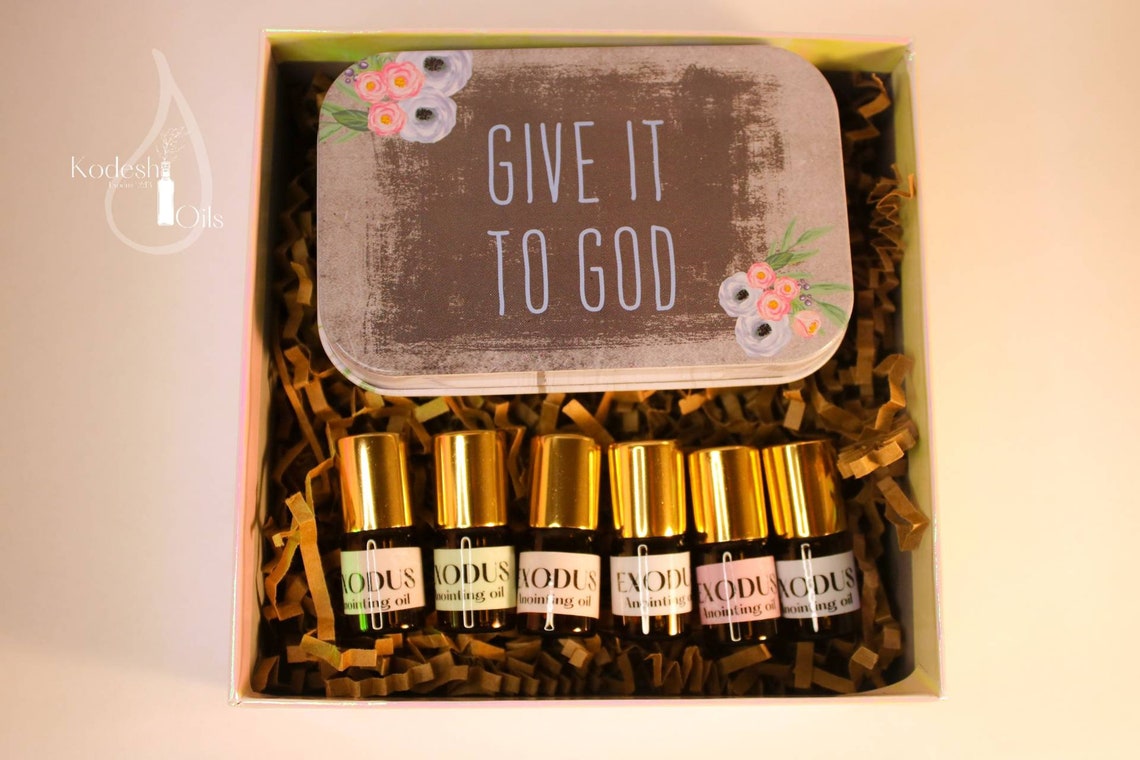 Exodus Holy Anointing Oil | Gift Set of 6 Mini 2 Ml Roller Bottles ...