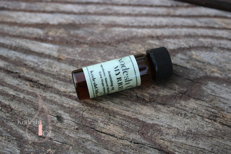 Myrrh Anointing Oil 1 Dram (1/8 Oz) Orifice Reducer Bottle Made With ...