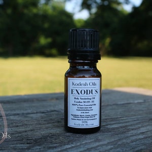 Exodus Anointing Oil 10 Ml Orifice Reducer Bottle Made With 100% ...