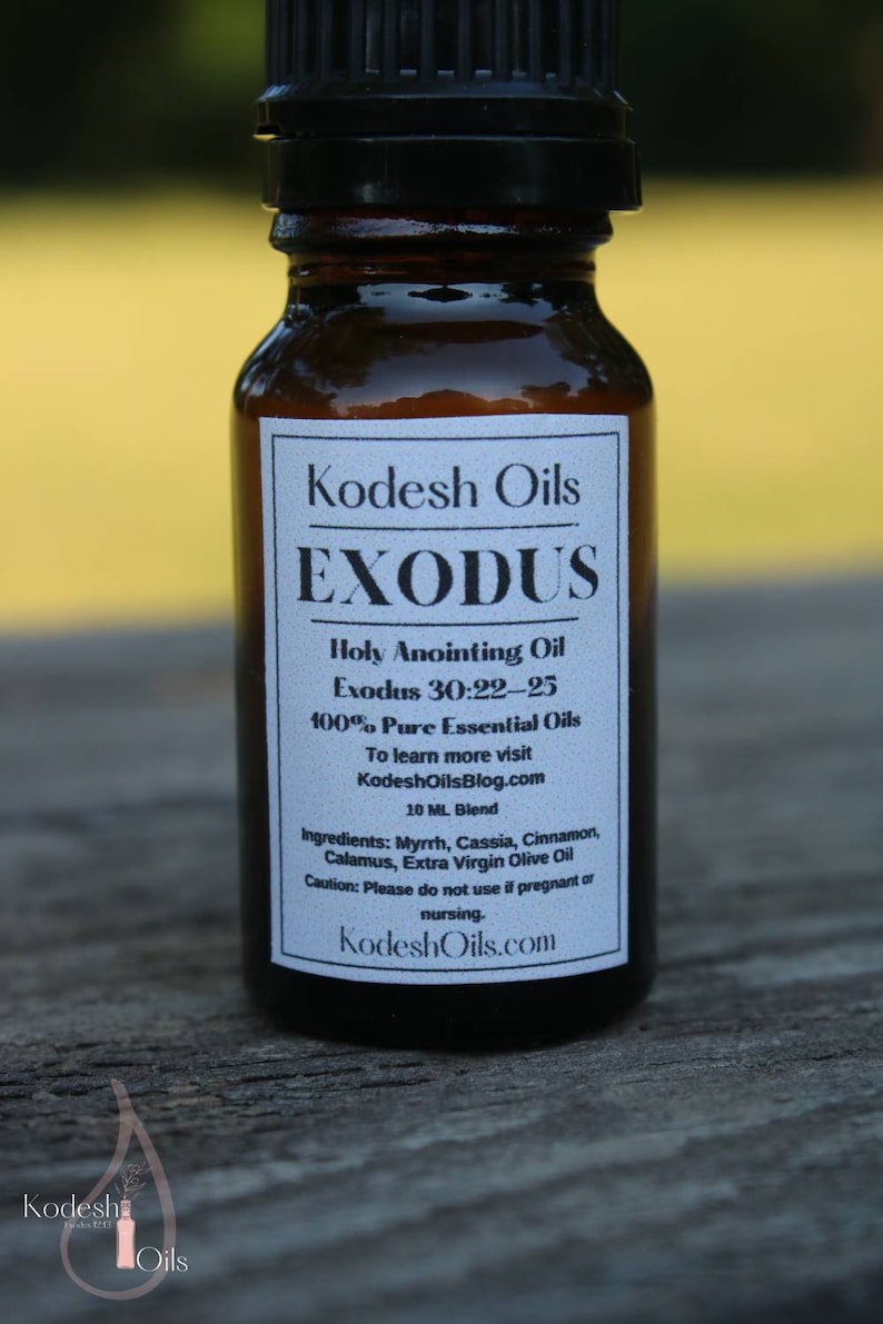 Exodus Anointing Oil 10 Ml Orifice Reducer Bottle Made With 100% ...