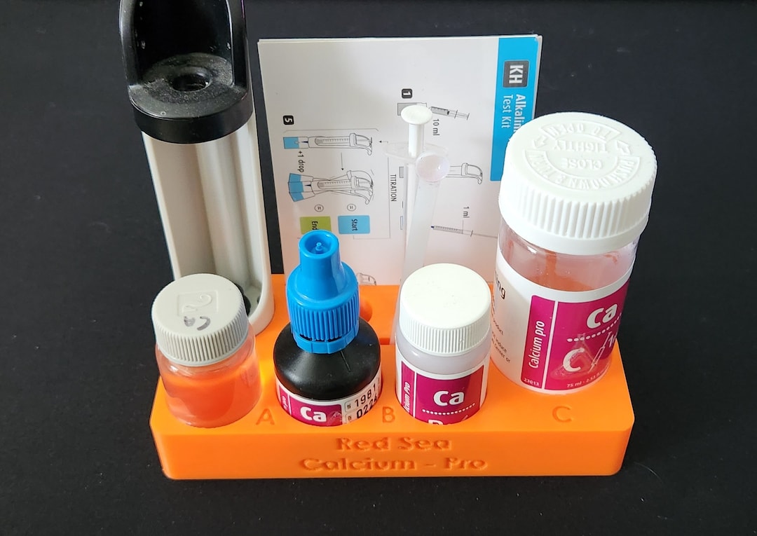 Red Sea Calcium Pro Test Kit 3D Printed Organization Tray - Etsy