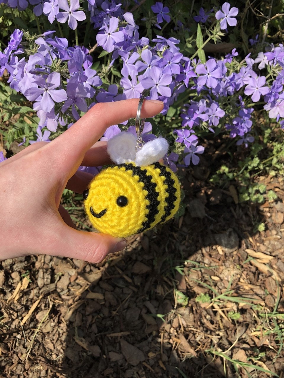 Crochet Bee Keychain Pattern - Etsy