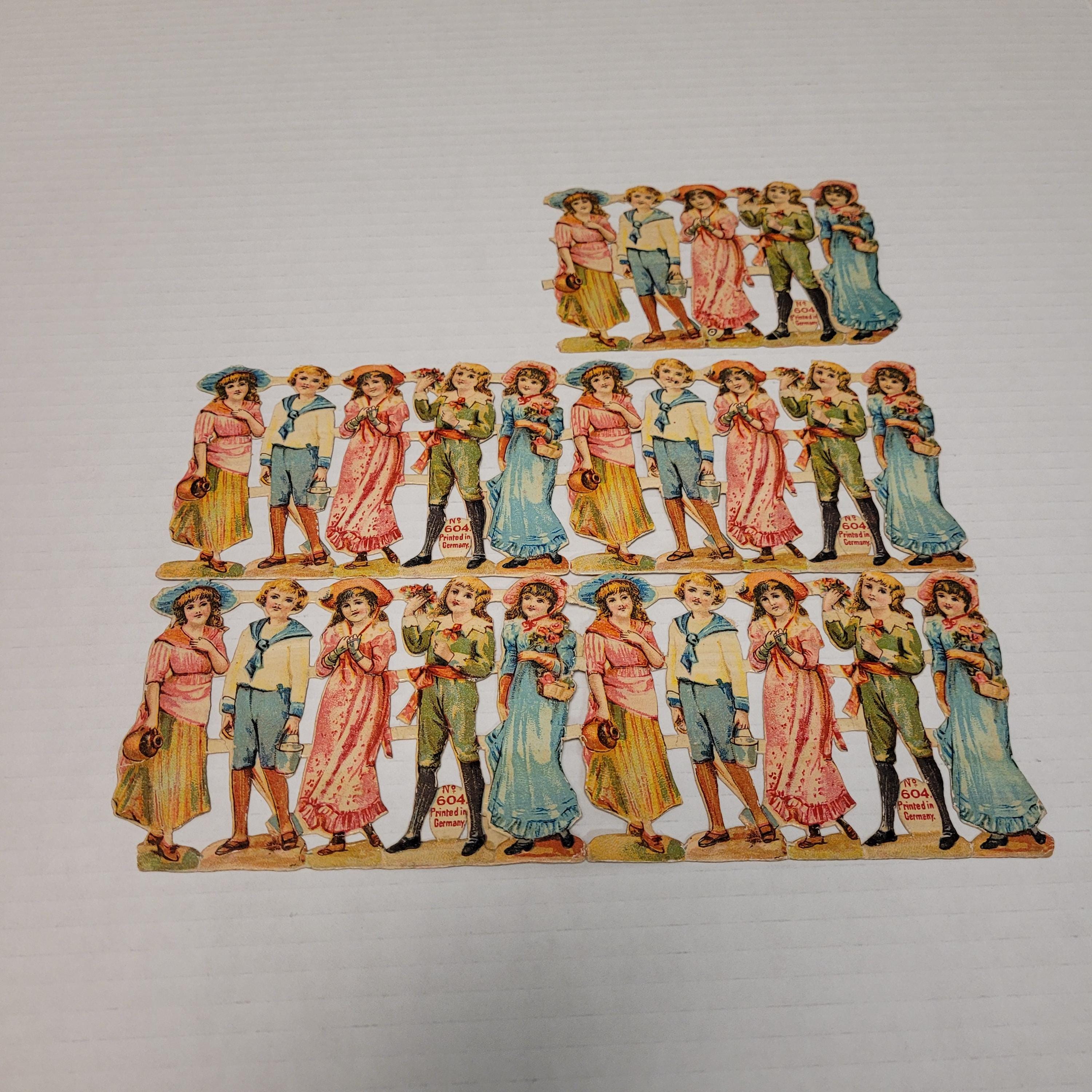Victorian Die Cut Paper Dolls- No 604 Germany - Etsy
