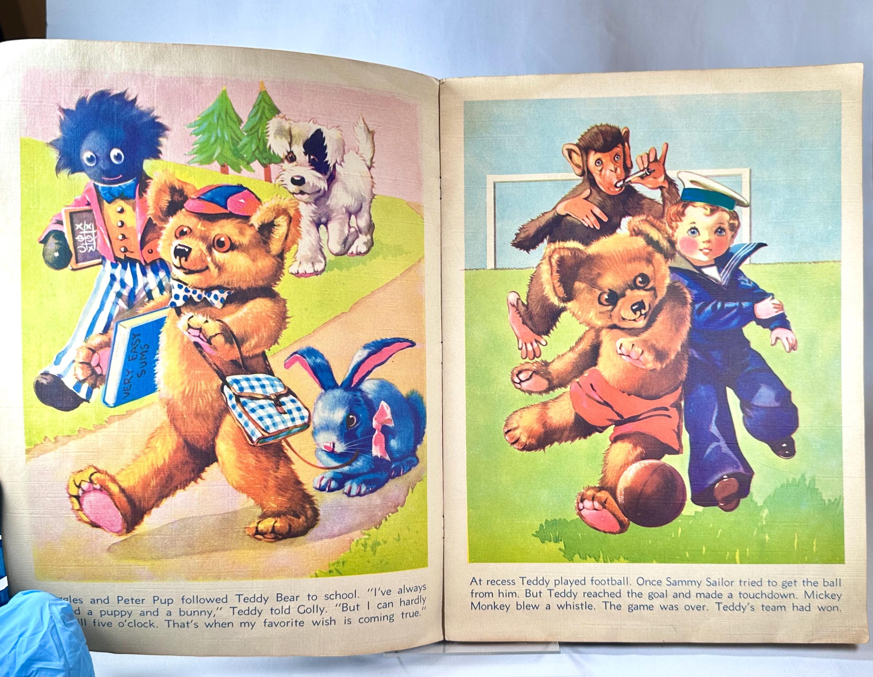 1940 the Teddy Bear Book No.916 – Whitman Publishing Co. – Vintage ...