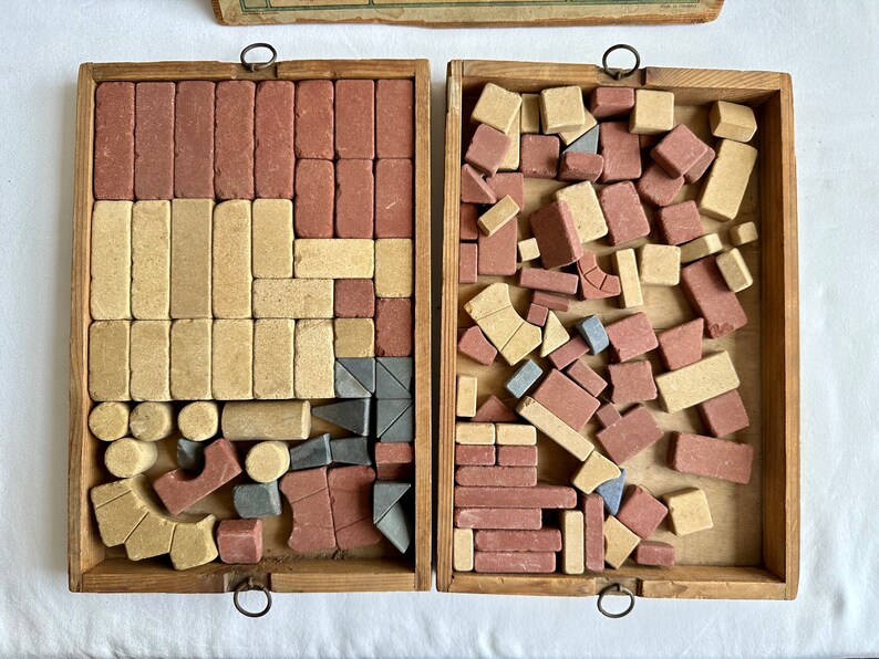 Antique 1800s Union Building Blocks No. 10 -- Made in Germany - Etsy