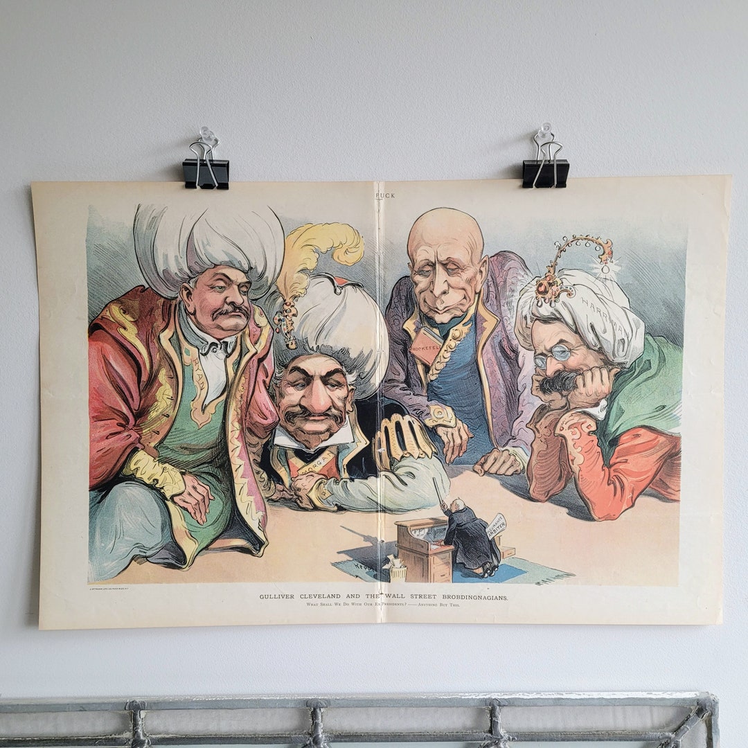 Puck Gulliver Cleavland and the Wall Street Brobdingnagians 1906 ...