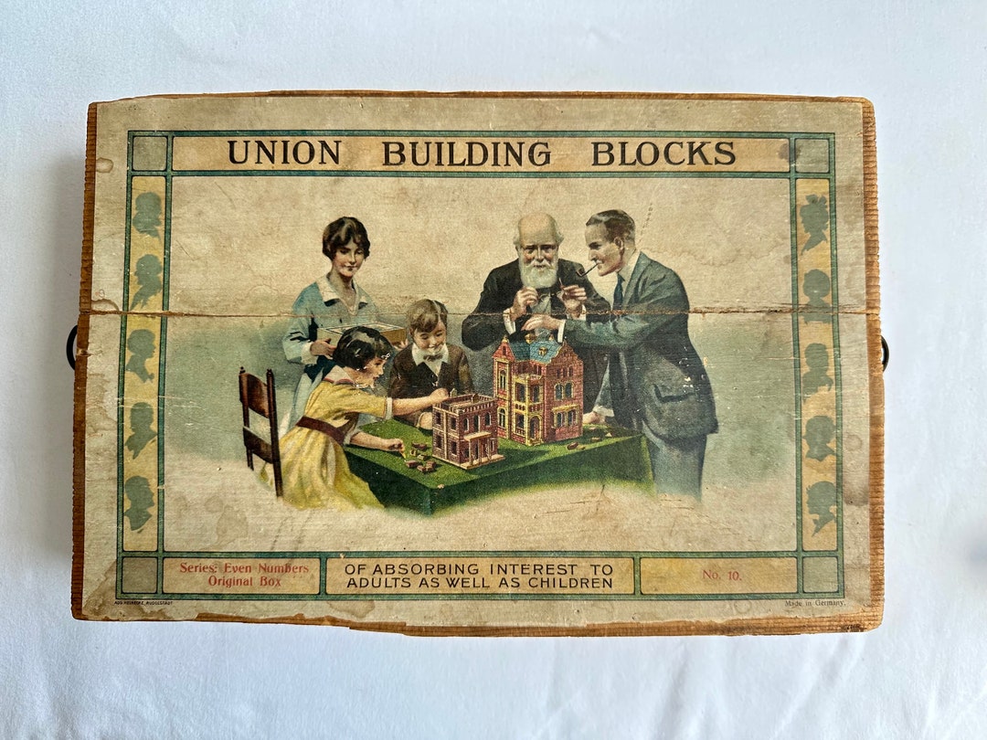 Antique 1800s Union Building Blocks No. 10 -- Made in Germany - Etsy