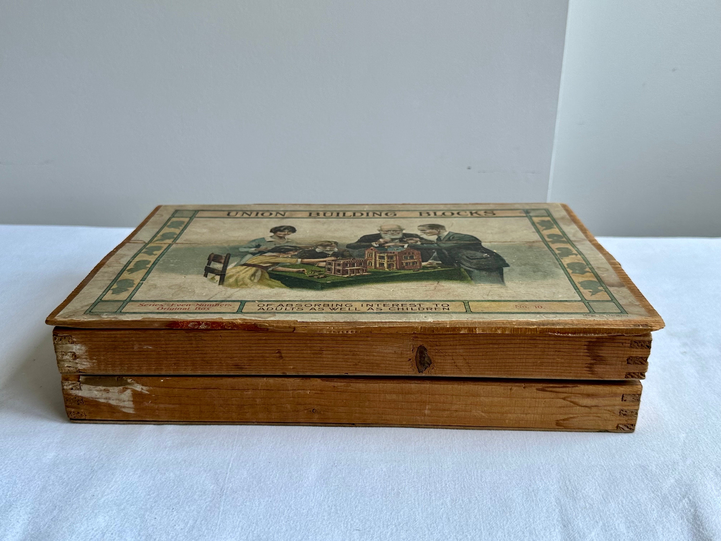 Antique 1800s Union Building Blocks No. 10 -- Made in Germany - Etsy