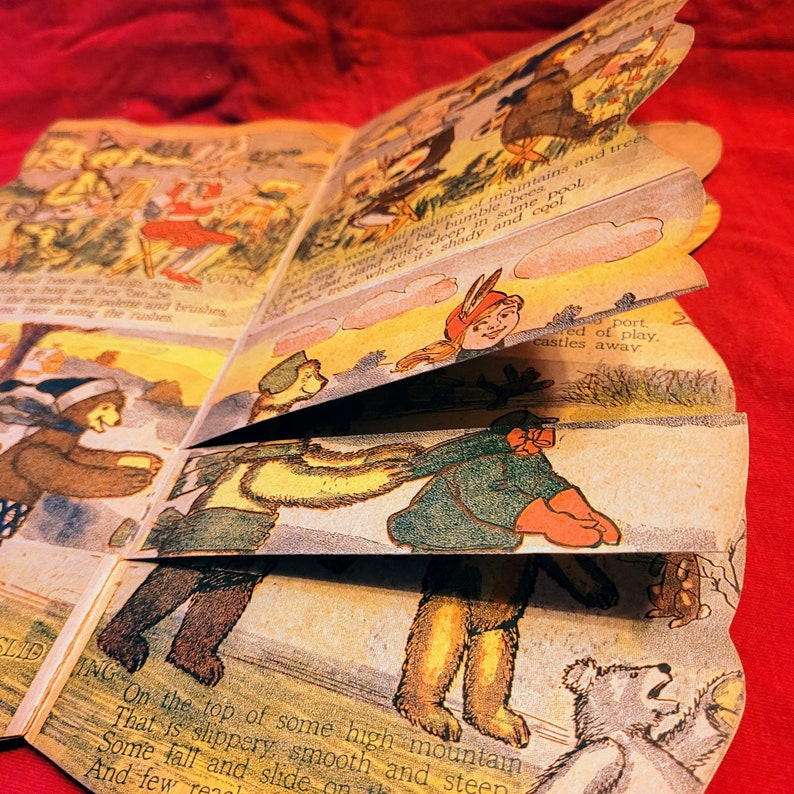 Moving Picture Teddies- Rare- Patented 1907- Moving Picture Book - Etsy