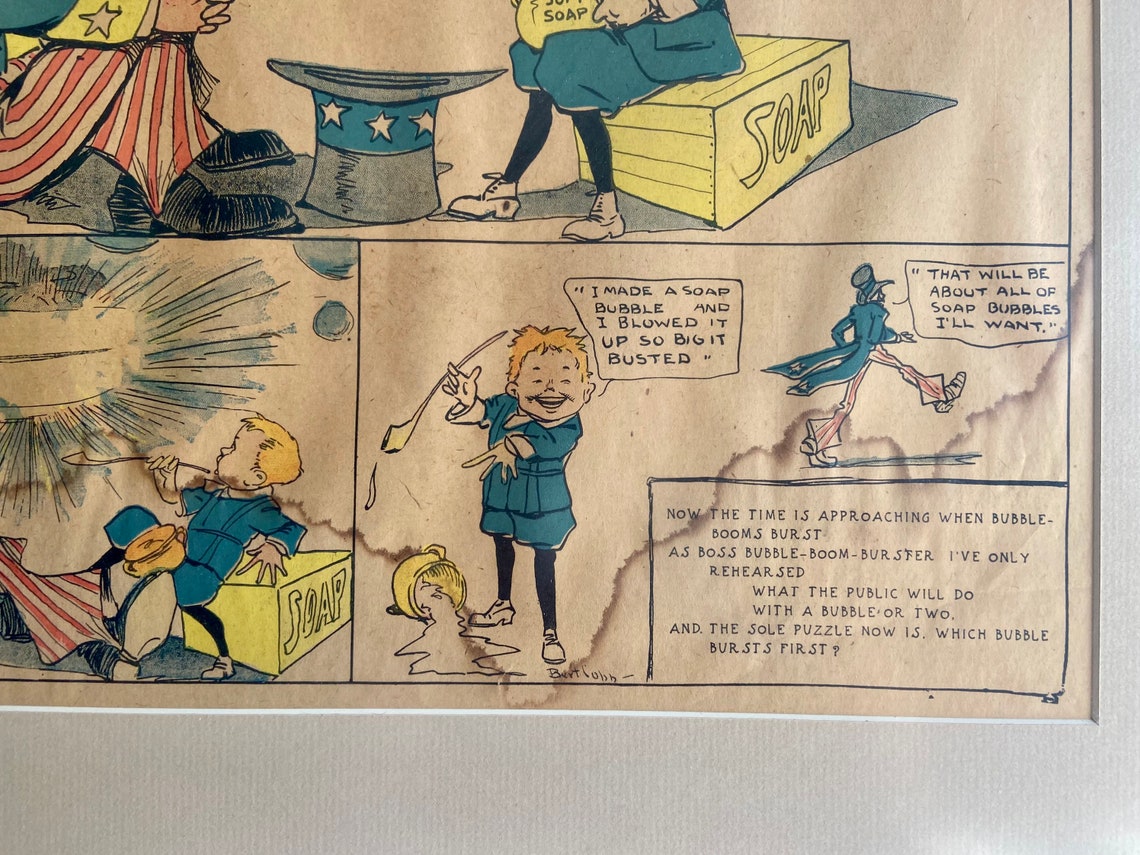 Antique 1907 ambitious Teddy Comic by W.E. Haskell - Etsy