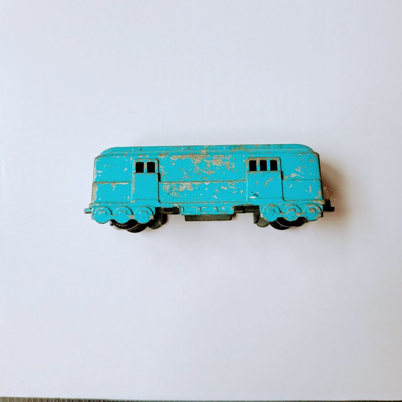 Antique Midgetoy Die Cast Train- Blue - Etsy