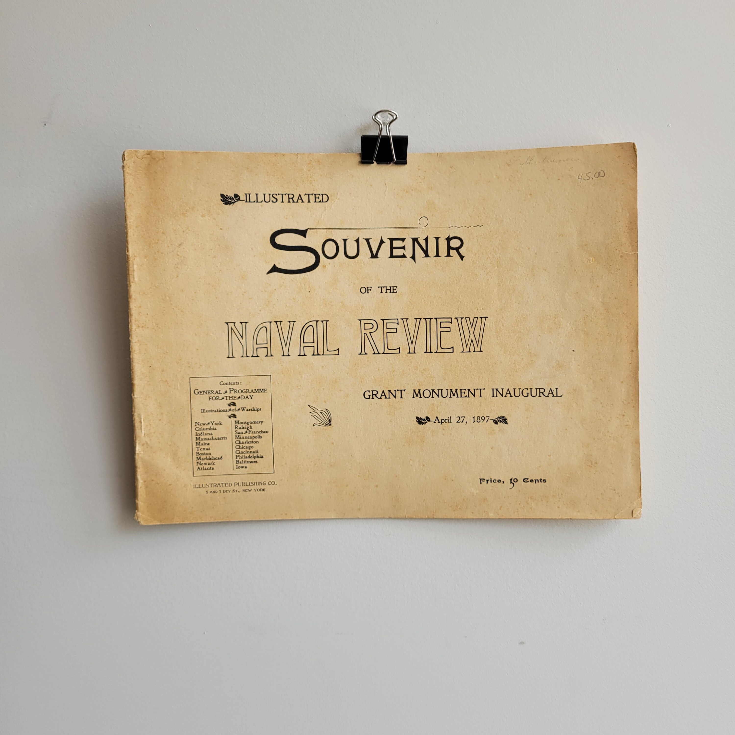 Illustrated Souvenir of the Naval Review- 1897 - Etsy