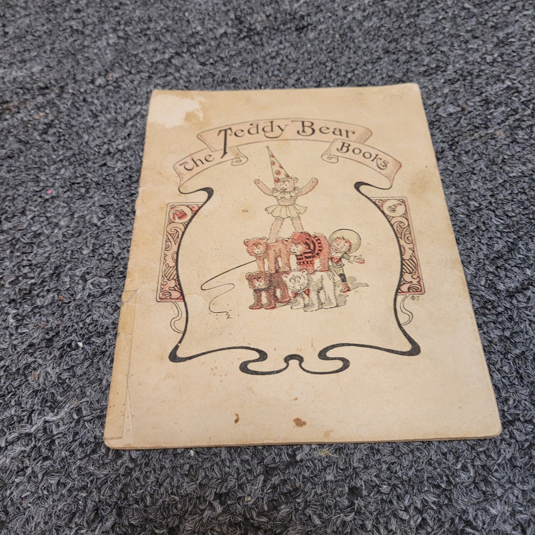 Antique 1907 the Teddy Bear Books- Robert D. Towne - Etsy