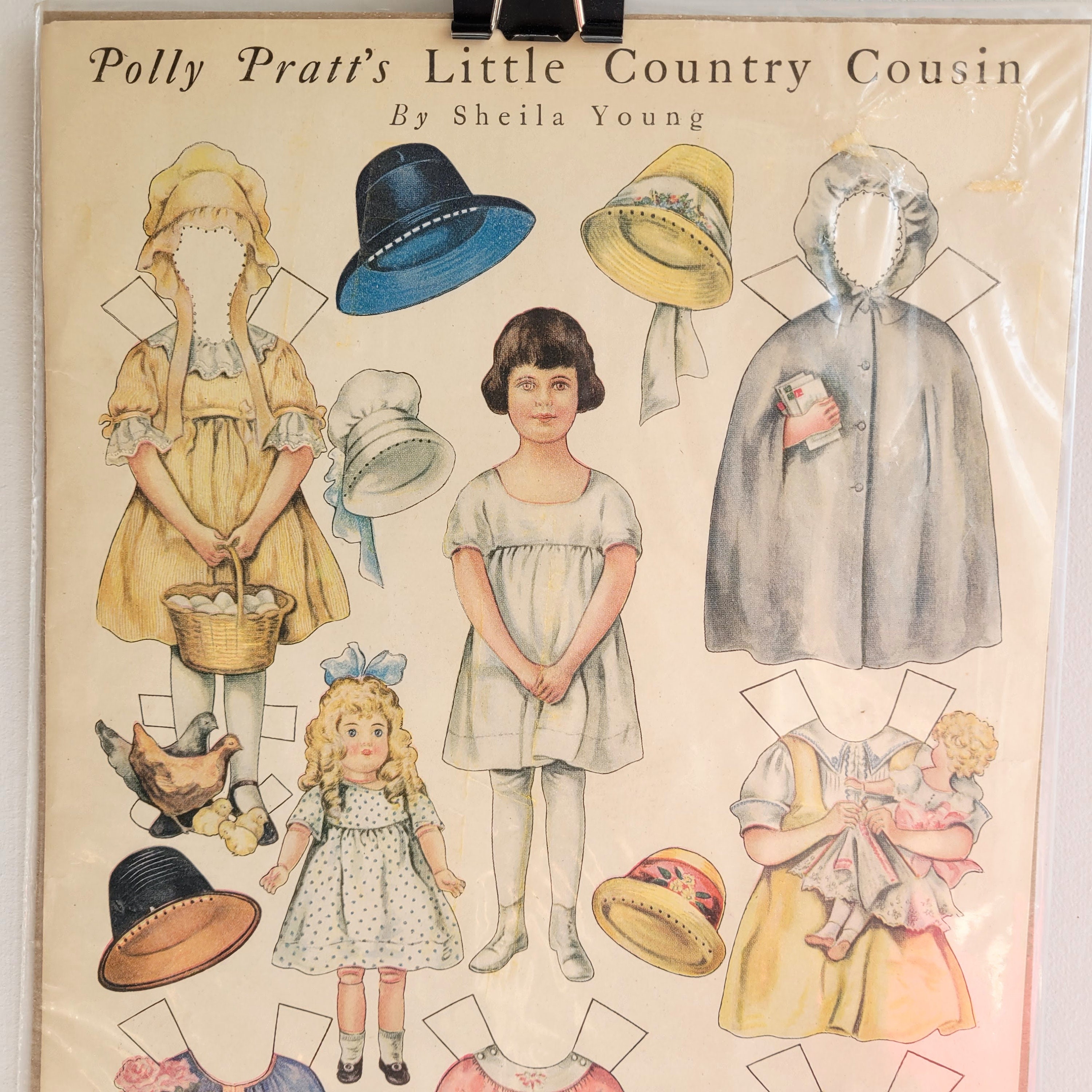 Polly Pratts' Little Country Cousin- 1920s Vintage Paper Dolls- Sheila ...