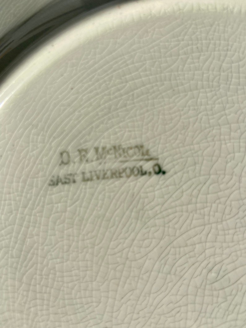Antique 1917 DF Martin Commemorative Porcelain Ship Plate New York ...