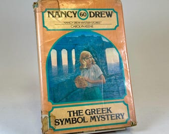 Nancy Drew #60 Greek Symbol Mystery Wanderer PB Ruth Sanderson Cover - Etsy