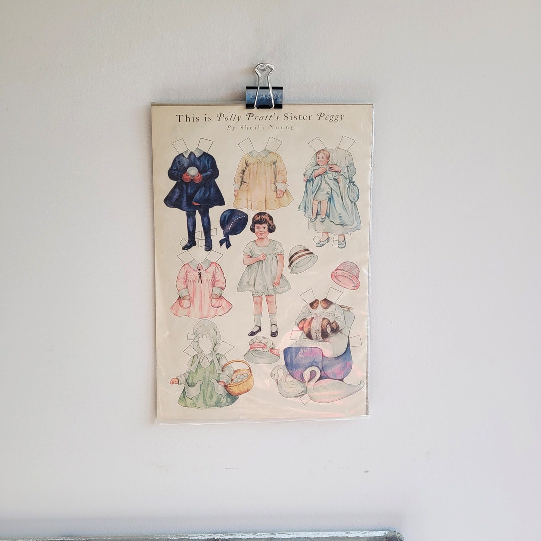 This is Polly Pratts' Sister Peggy- 1920s Vintage Paper Dolls- Sheila ...