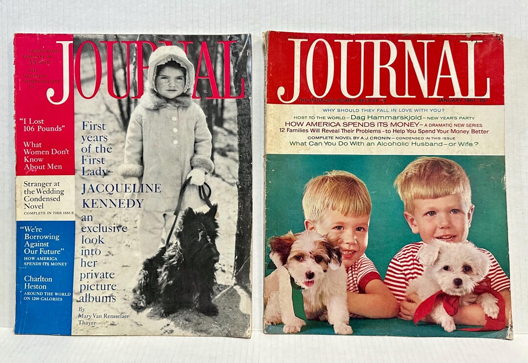 Lot of 2 Vintage 1961 Ladies' Home Journal Magazines (jan & Feb ...