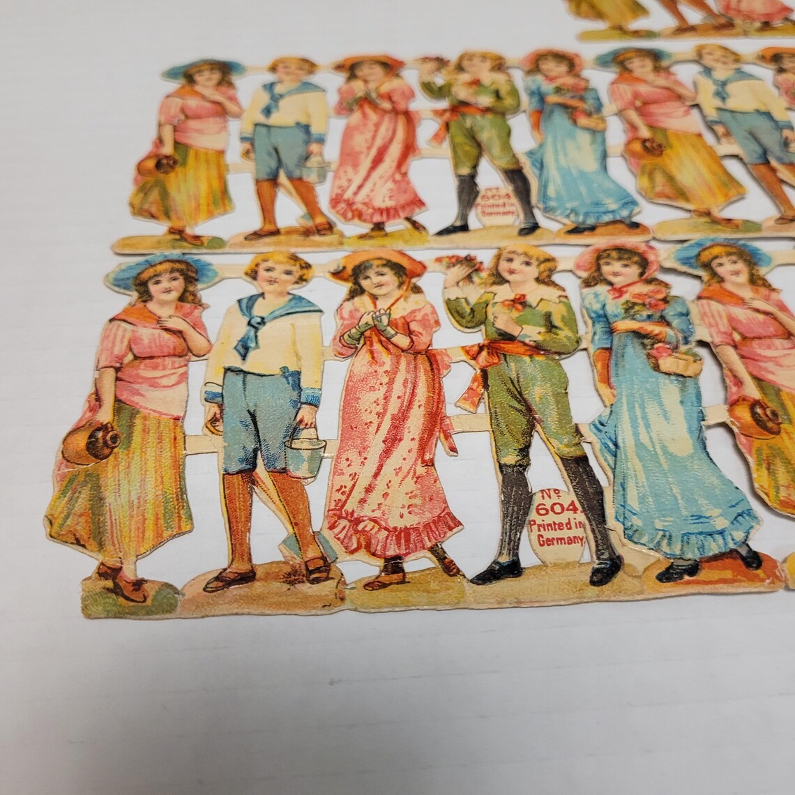 Victorian Die Cut Paper Dolls- No 604 Germany - Etsy