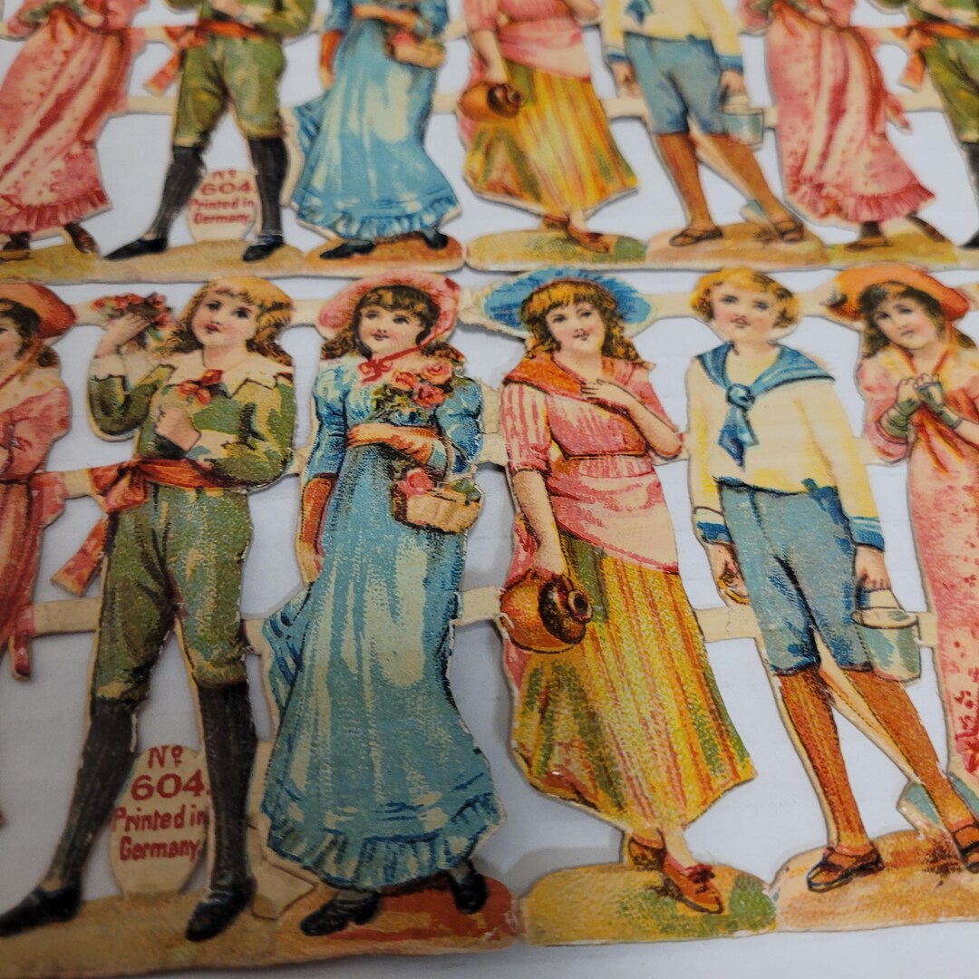 Victorian Die Cut Paper Dolls- No 604 Germany - Etsy