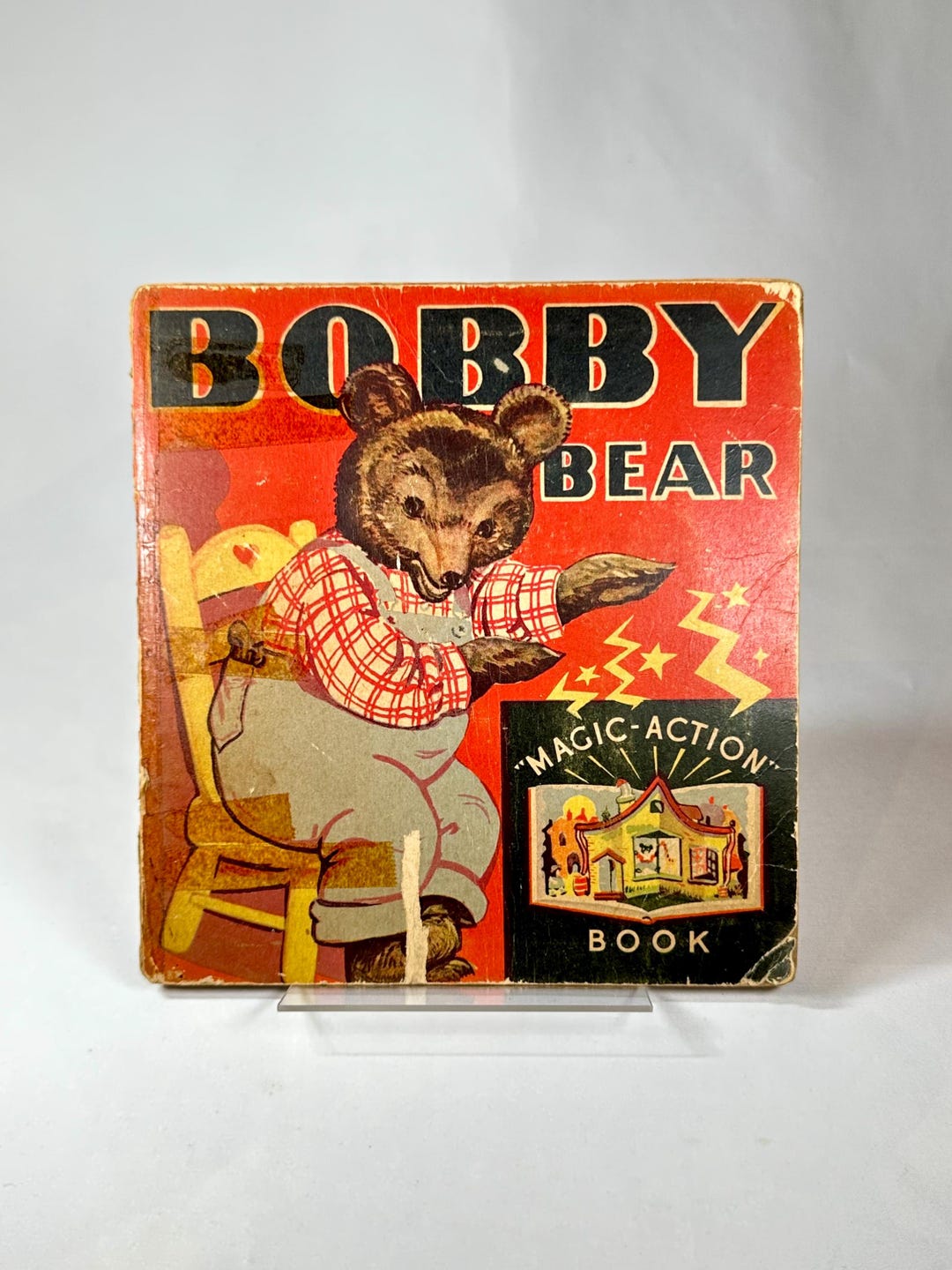 1935 Bobby the Bear Magic Action Book – Whitman Publishing Pop-up Book ...