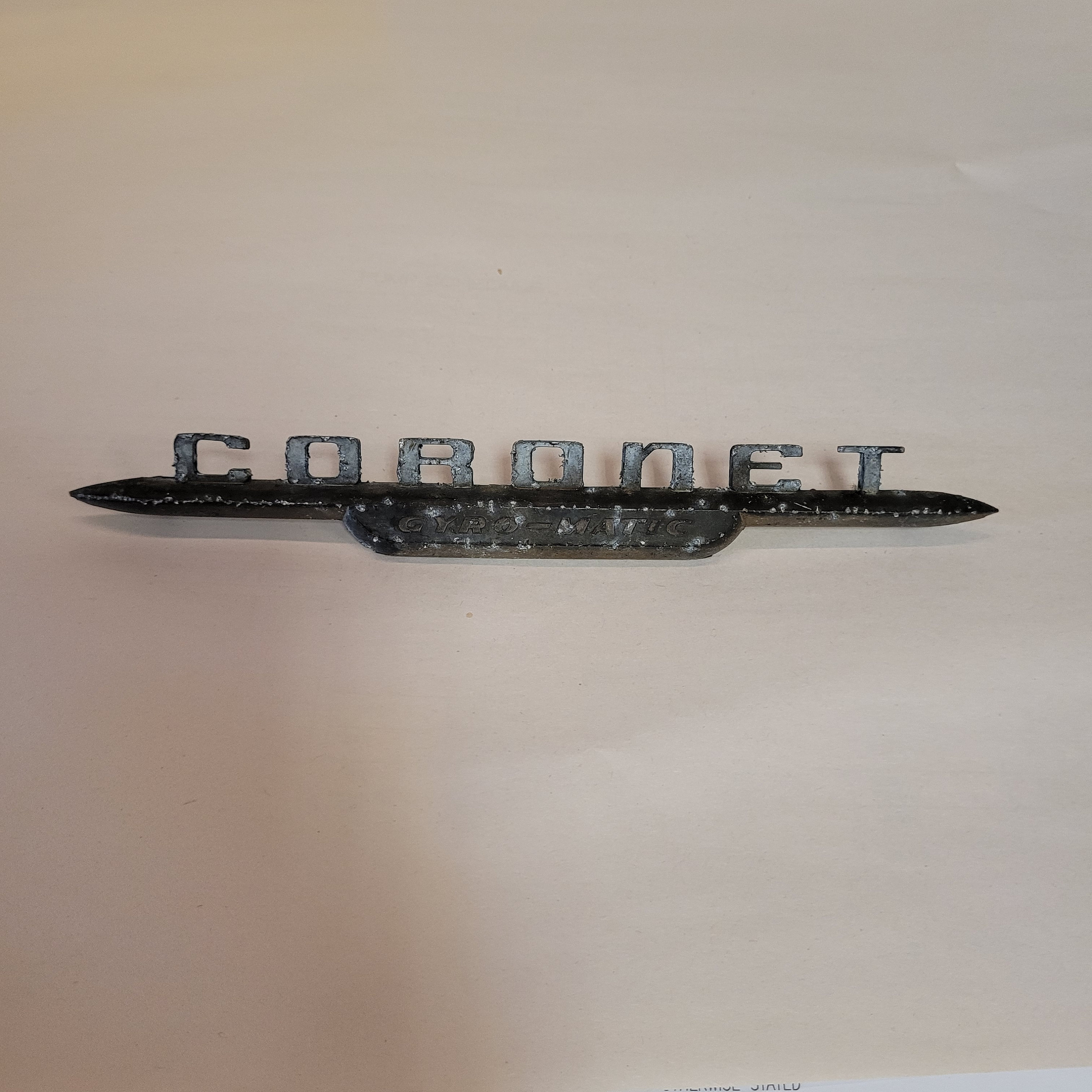 Dodge Coronet Gyro-matic Front Fender Emblem- Vintage - Etsy