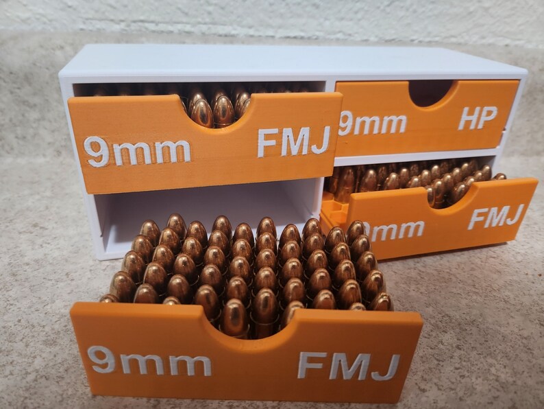 Customizable 9mm Bullet Storage Drawer - Etsy