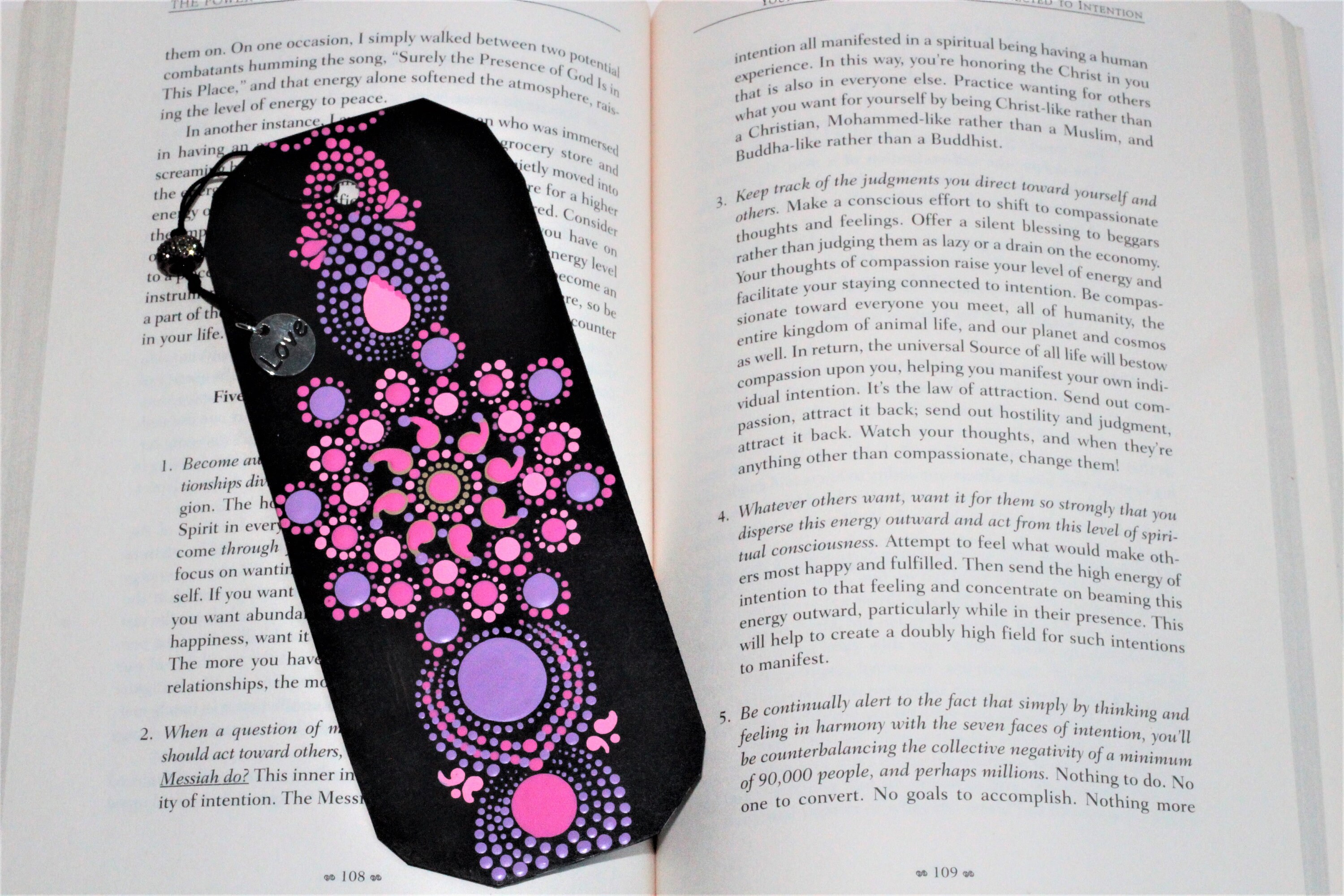 Mandala bookmark artistic bookmark mandala art work | Etsy