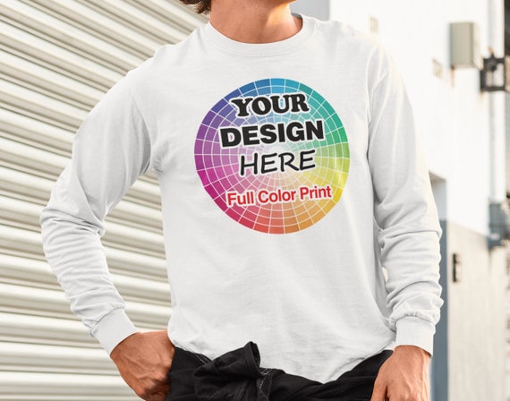 Custom Long Sleeve Shirt Custom Shirts Personalized Shirt - Etsy